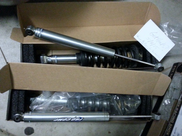 Northwest New Black Lug nuts and Pro Comp Pro Runner leveling coil over ...